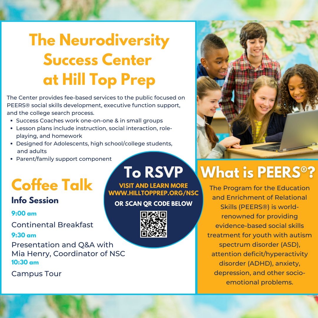 Coffee Talk with the Neurodiversity Success Center at Hill Top ...